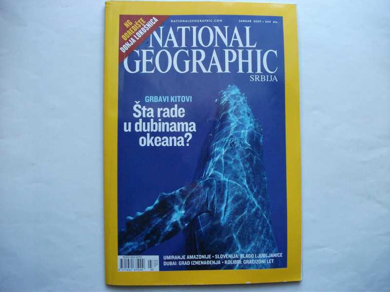 NATIONAL GEOGRAPHIC SRBIJA JANUAR 2007.