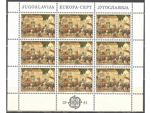 1981 - Europa - cept Tabak MNH