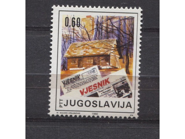 Jugoslavija 1990 50 god lista Vjesnik