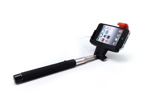 Selfie stick kabal 3.5mm crni