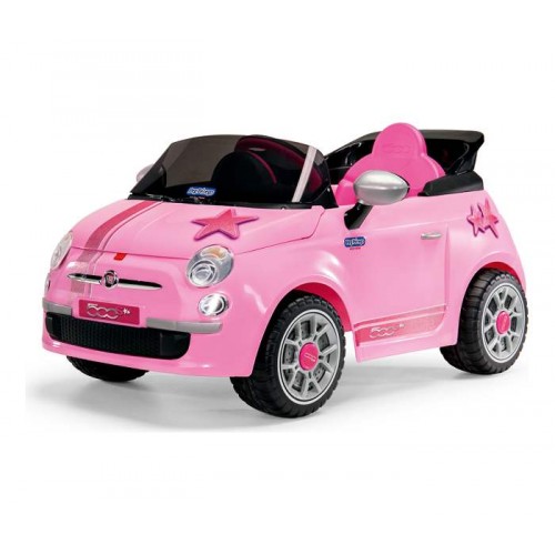 Auto na akumulator Fiat 500 6v Star Pink ED1172