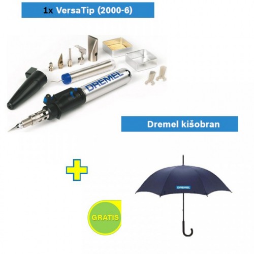 Butan lampa DREMEL Versa tip + kišobran GRATIS