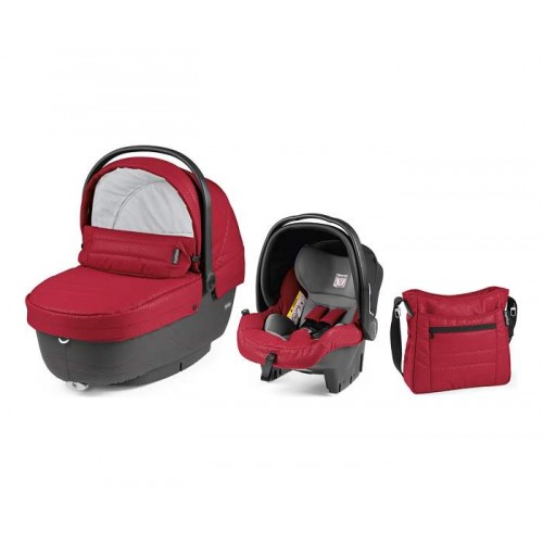 Set nosiljka, autosedište i torba Modular Elite Bloom Red