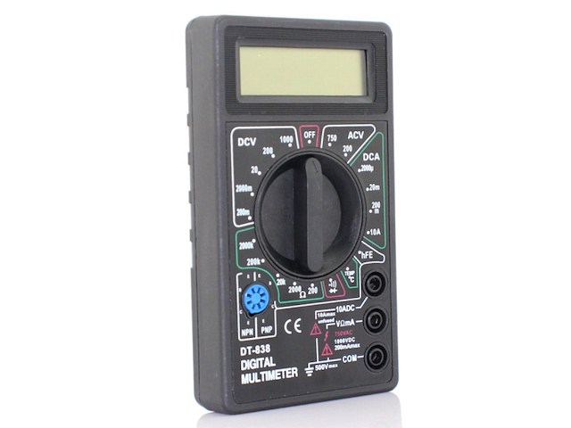 Digitalni multimetar Voltmetar + Temperatura DT-838