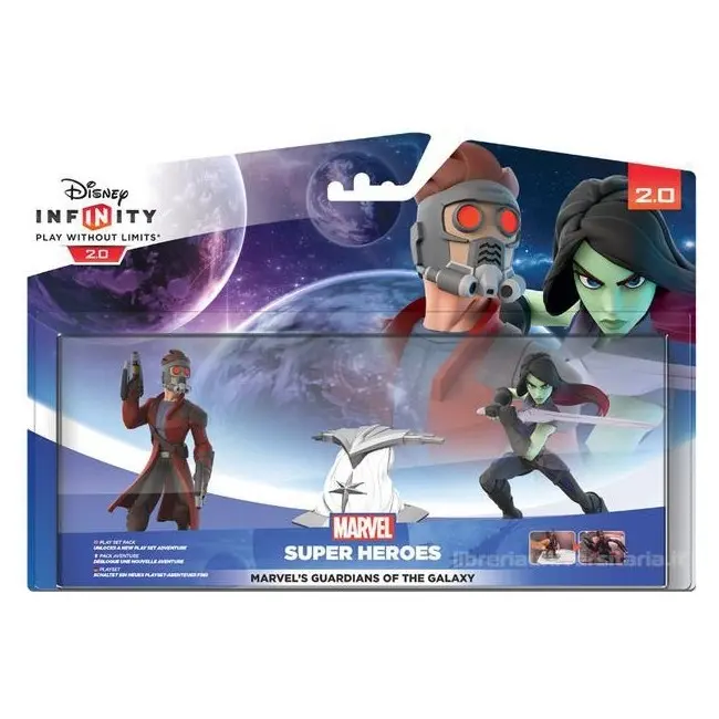 Disney Infinity Infinity 2.0 Playset Pack Guardians (Star-Lord + Gamora + Guardians Playset Piece) (IQAY000008)