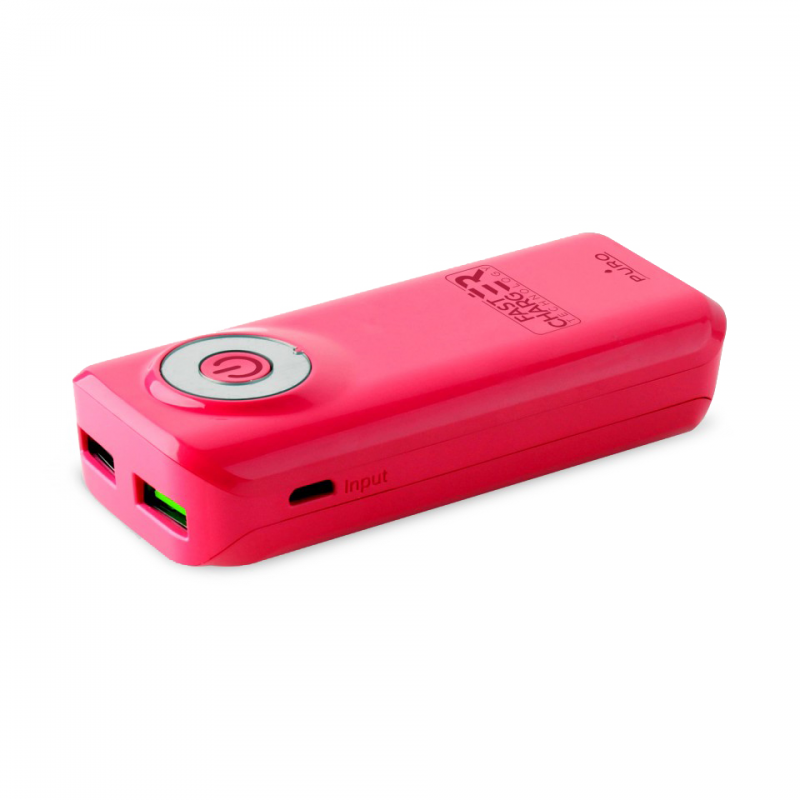 Back up baterija Puro B40C3 dual USB 4000 mAh pink