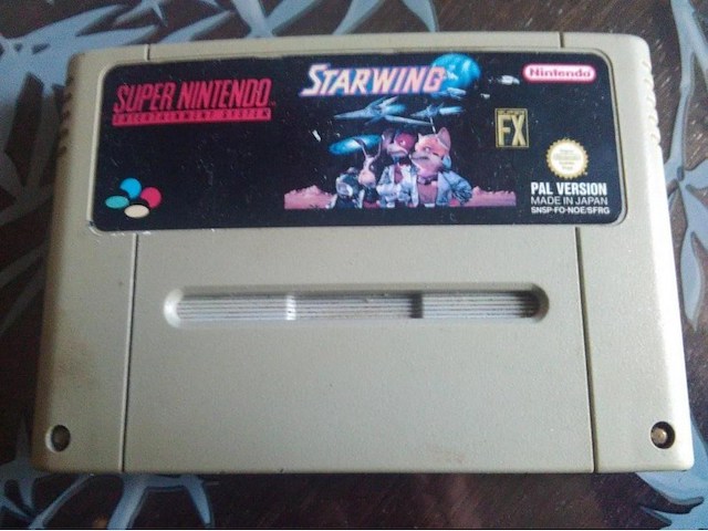 nintendo snes k starwing isprsa slika