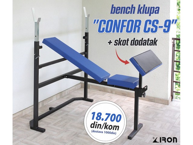 Bendž Klupa COMFOR CS-9