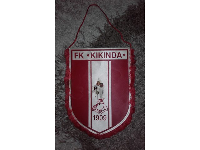 Zastavica FK Kikinda (velika kapitenska) + znacke