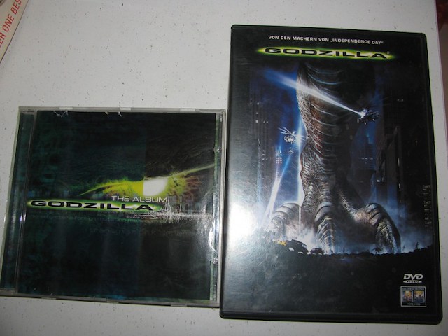 GODZILLA    /   DVD original + CD original