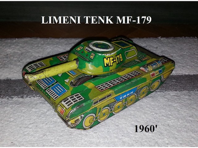 Stara limena igračka - Tank MF-179