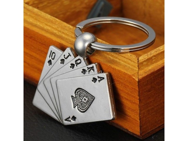 Privezak karte poker pik