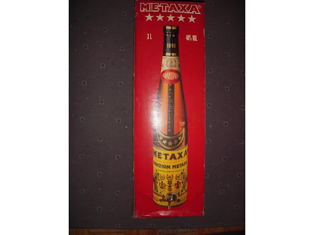 METAXA 5 OD 3 LITRE,STALAK ,SLAVINA,1972 G,