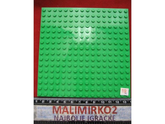 Lego Plate zelen 16x16 /T6-19k/