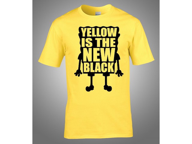 Majica Yellow is the new black-Sunđer Bob