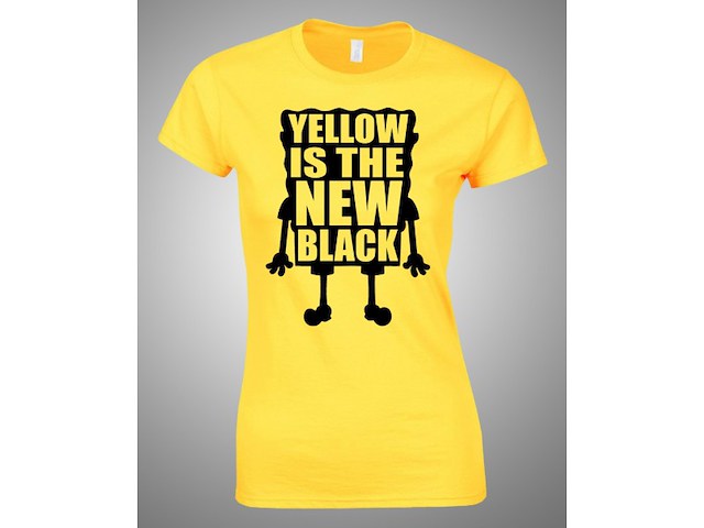 Majica Yellow is the new black-Sunđer Bob