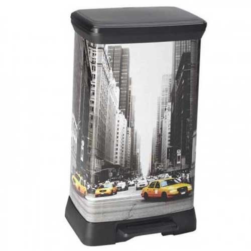 Curver kanta za otpatke 50 L Deco New York