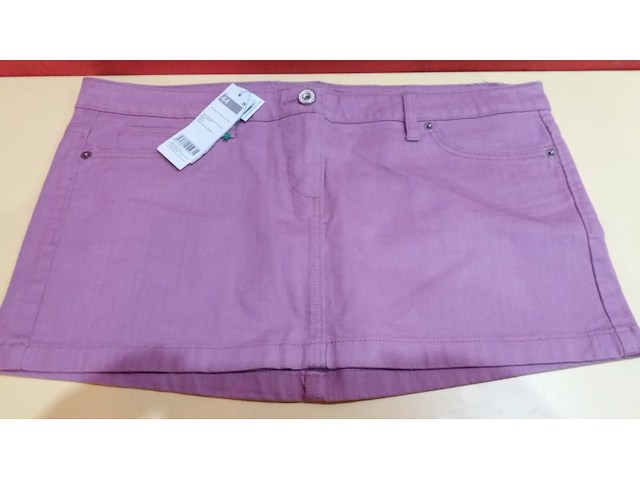 Benetton suknja roze br.44