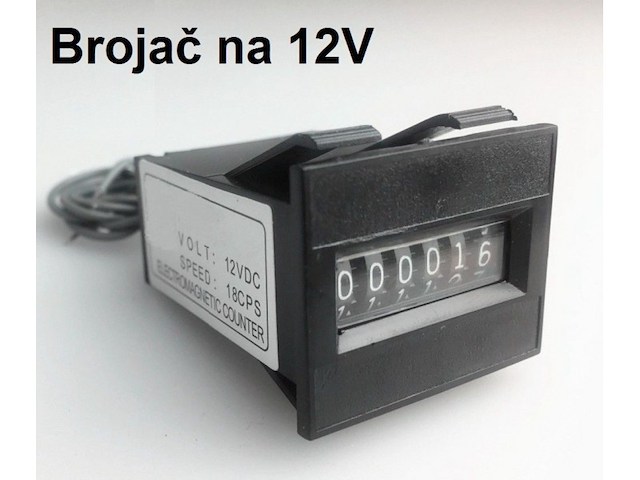 Brojac - Naponski brojac DC naponom 12V