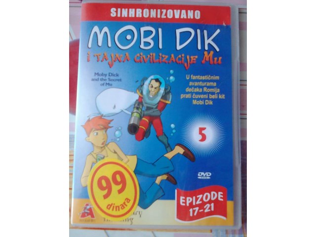 DVD CRTANI FILM - MOBI DIK I TAJNA CIVILIZACIJE MU