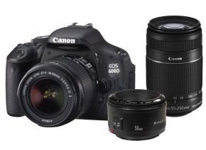 Canon EOS 600D 18-55 IS II + 55-250 IS II + 50 f/1.8 II