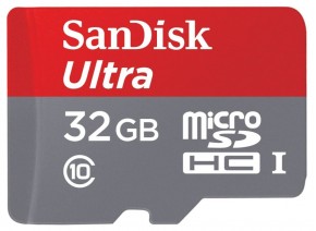 SanDisk Micro SDHC 32GB Ultra 48MB/s