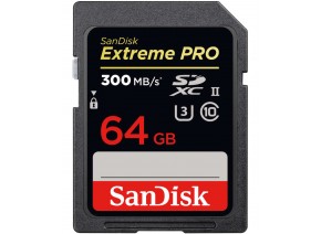 SanDisk SDXC 64GB Extreme Pro 300MB/s