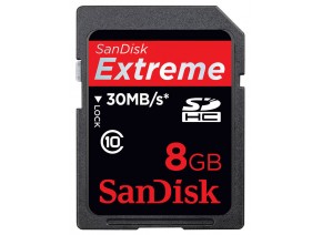 SanDisk SDHC 8GB Extreme 30MB/s