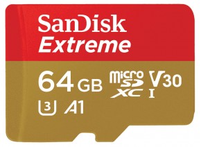 SanDisk Micro SDXC 64GB Extreme 100MB/s