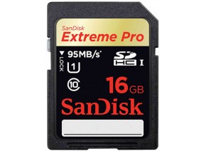 SanDisk SDHC 16GB Extreme Pro 95MB/s