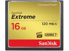 SanDisk Compact Flash 16GB Extreme 120MB/s