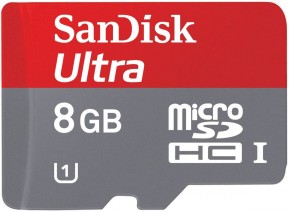 SanDisk Micro SDHC 8GB Ultra Class10