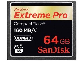 SanDisk Compact Flash 64GB Extreme Pro 160MB/s