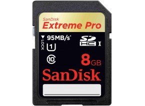 SanDisk SDHC 8GB Extreme Pro 95MB/s