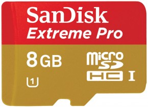 SanDisk Micro SDHC 8GB Extreme Pro 95MB/s