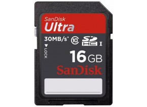 SanDisk SDHC 16GB Ultra 30MB/s