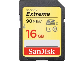 SanDisk SDHC 16GB Extreme 90MB/s