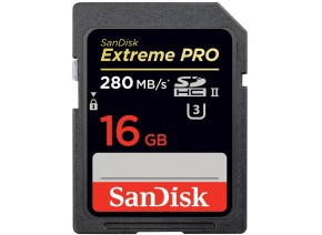 SanDisk SDHC 16GB Extreme Pro 280MB/s