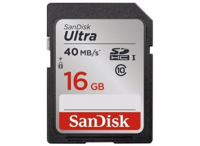 SanDisk SDHC 16GB Ultra 40MB/s