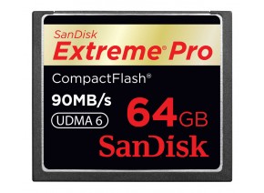 SanDisk Compact Flash 64GB Extreme Pro 90MB/s