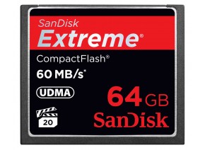 SanDisk Compact Flash 64GB Extreme 60MB/s