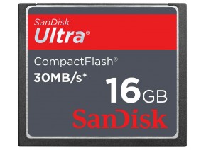 SanDisk Compact Flash 16GB Ultra 30 MB/s