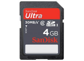 SanDisk SDHC 4GB Ultra 30MB/s