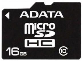 Adata Micro SDHC 16GB Class10