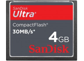 SanDisk Compact Flash 4GB Ultra 30MB/s