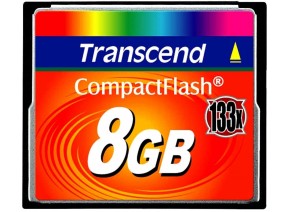 Transcend Compact Flash 8GB 20MB/s