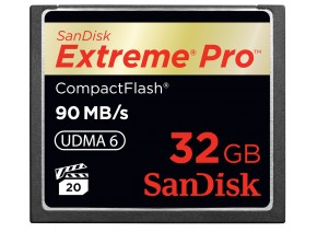 SanDisk Compact Flash 32GB Extreme Pro 90MB/s