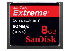 SanDisk Compact Flash 8GB Extreme 60MB/s