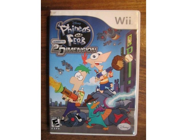 Nintendo Wii igra - Phineas ana Ferb (Made in USA !)