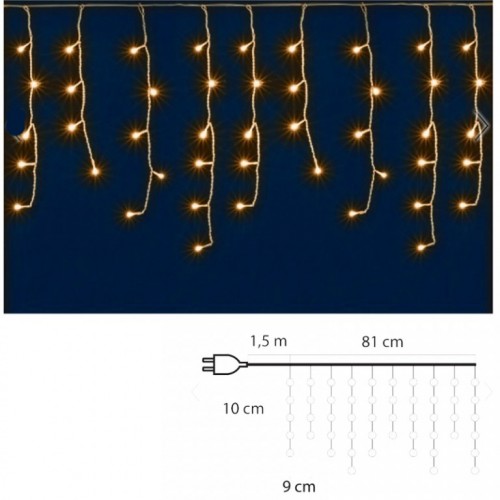 Svetleći niz sa 50 toplo belih LED dioda KAF50LED/WW